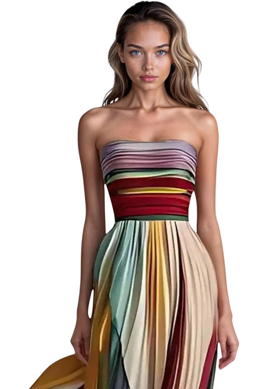 The Nova | Elegant Strapless Dress